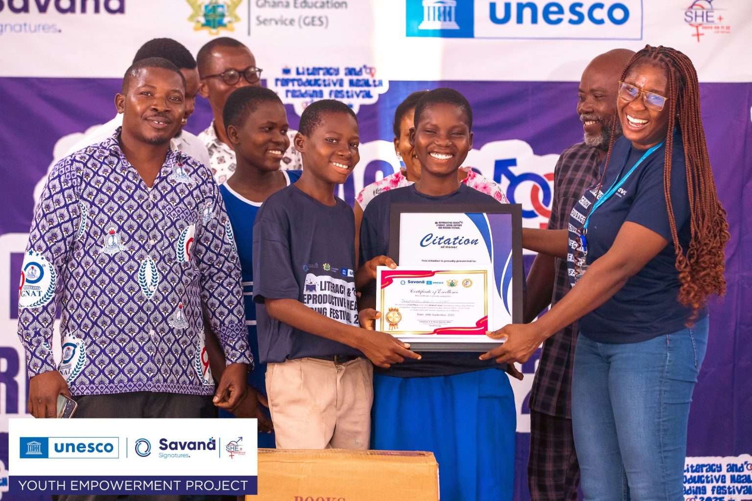 Savana Signatures and GES Hold Reproductive Health Literacy and Reading ...